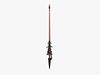 3D model SciFi War Lance A04 Red Black - Sci Fi Weapon Design VR / AR ...