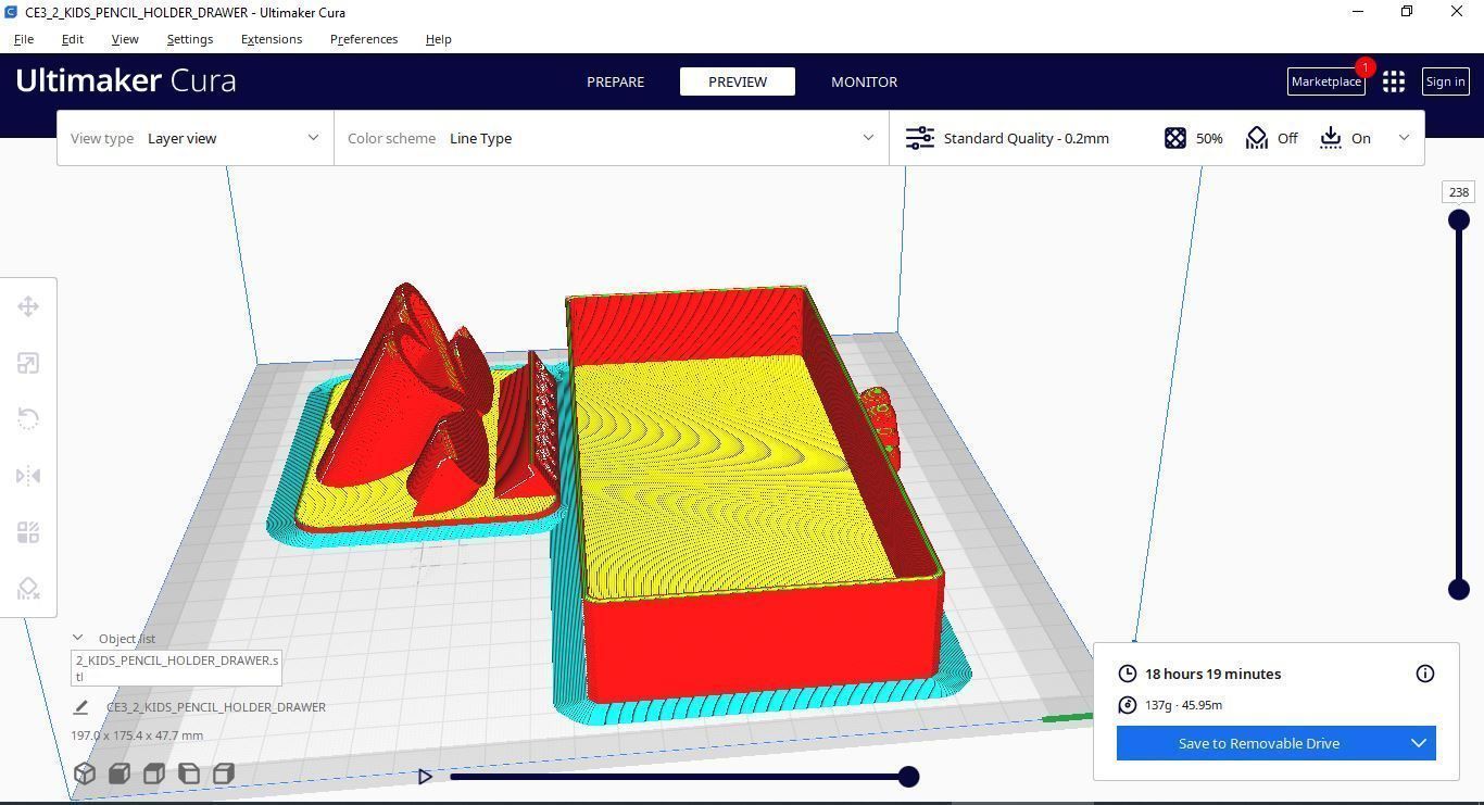KIDS PEN HOLDER-Tablet-Phone holder-3D Print Model-Stl File 3D model 3D ...