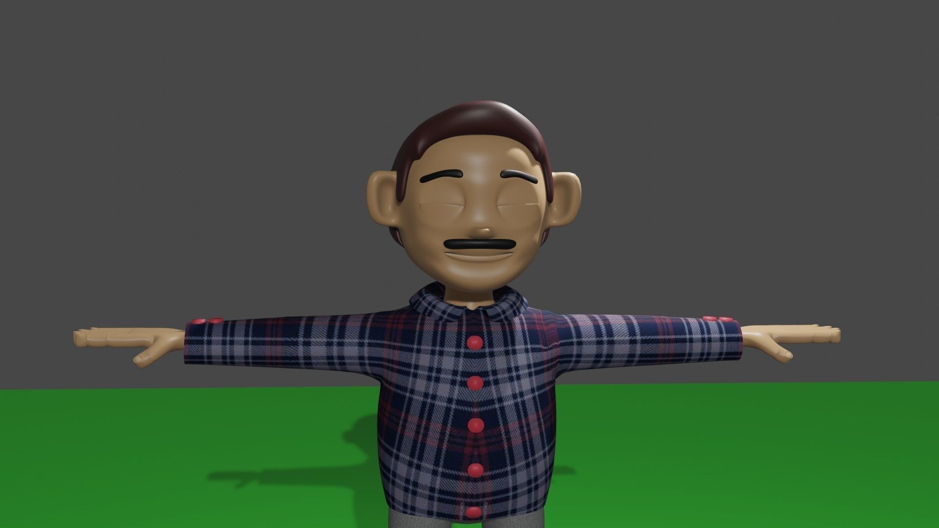 CARTOON MAN WITH ARMATURE free 3D model animated | CGTrader