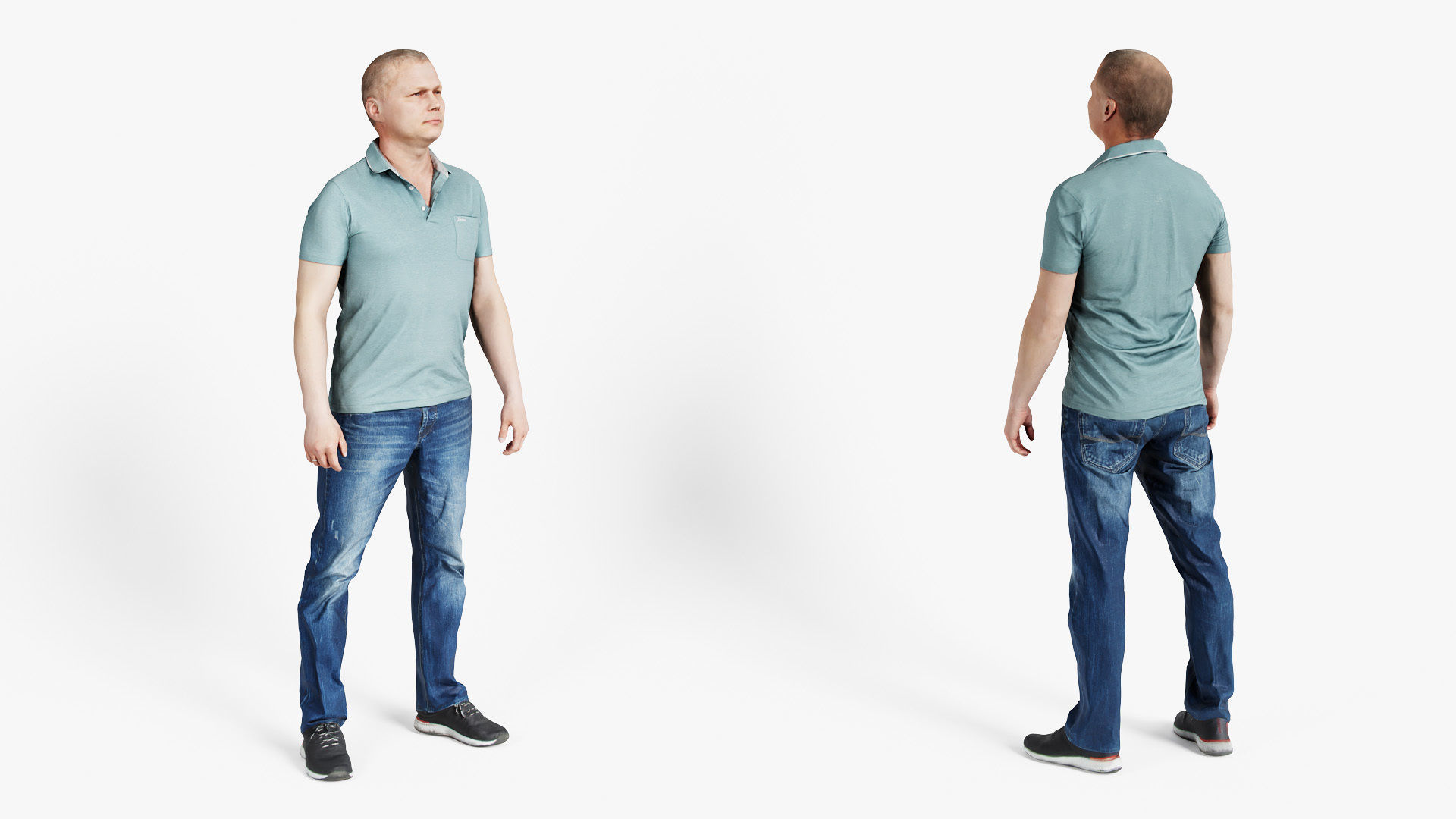 3D model Man Standing KS00007 VR / AR / low-poly | CGTrader