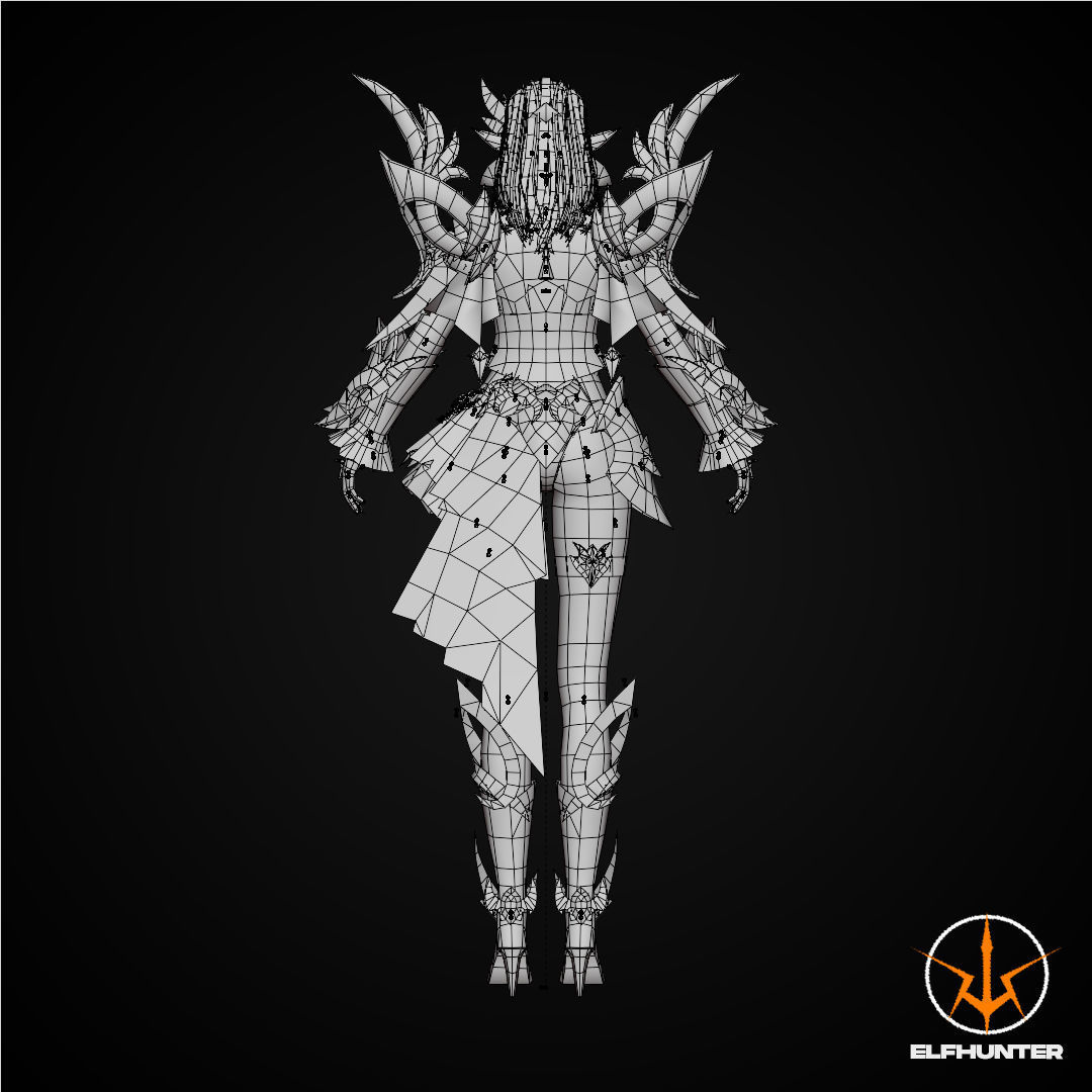 3D model EXCLUSIVE ELF HUNTER EDITION RIGGED CHARACTER ELF CULTS VR ...