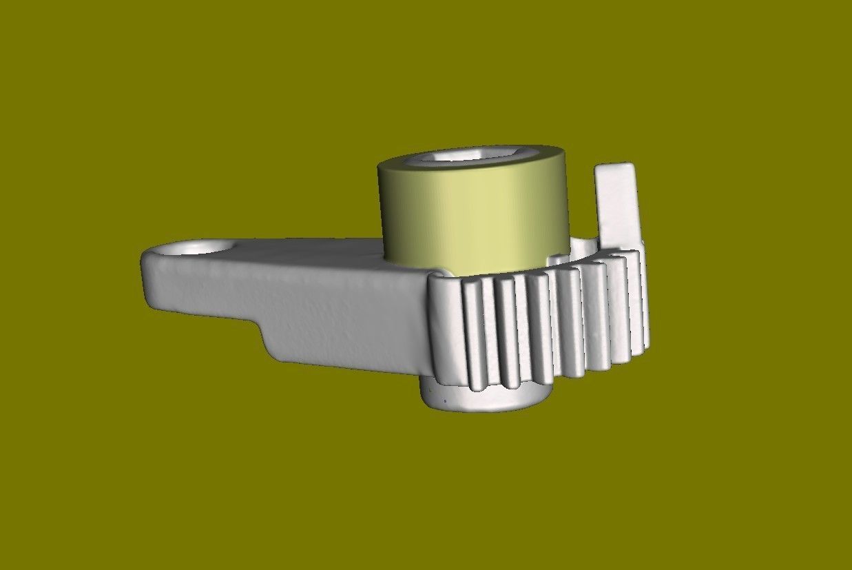 CITROEN C4 PEUGEOT 307 DS Climate Heater Temp Actuator Gear 3D model 3D ...
