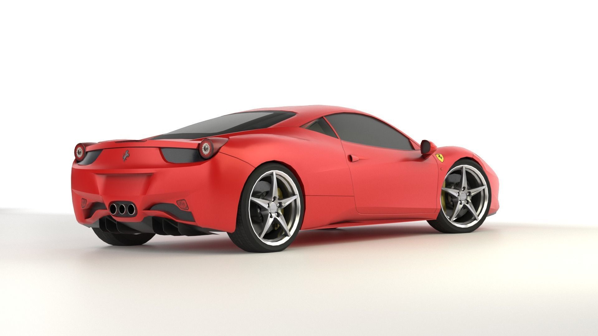 3D model Ferrari 458 Italy VR / AR / low-poly | CGTrader