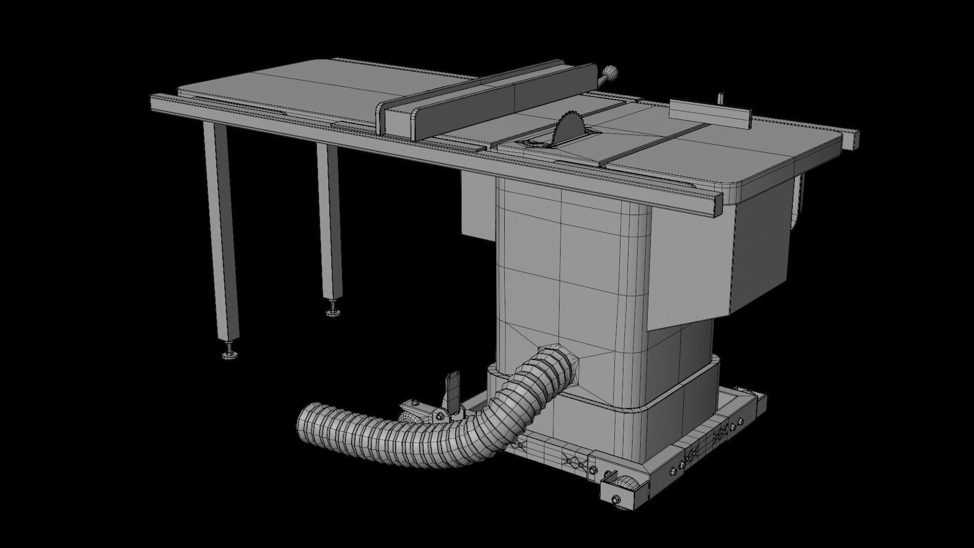 Table Saw 3D model | CGTrader
