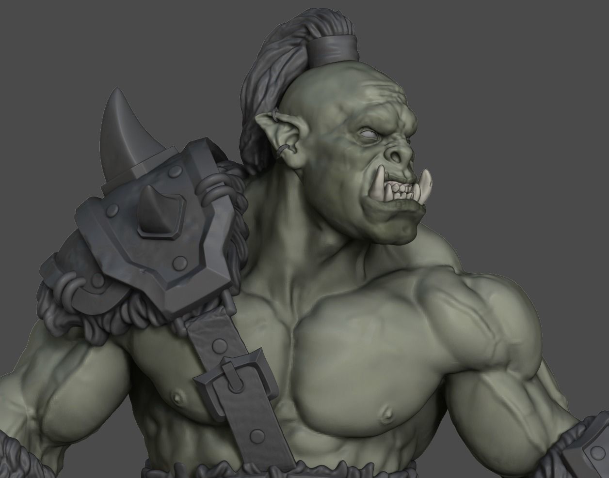 Orc Warrior 3D model 3D printable | CGTrader