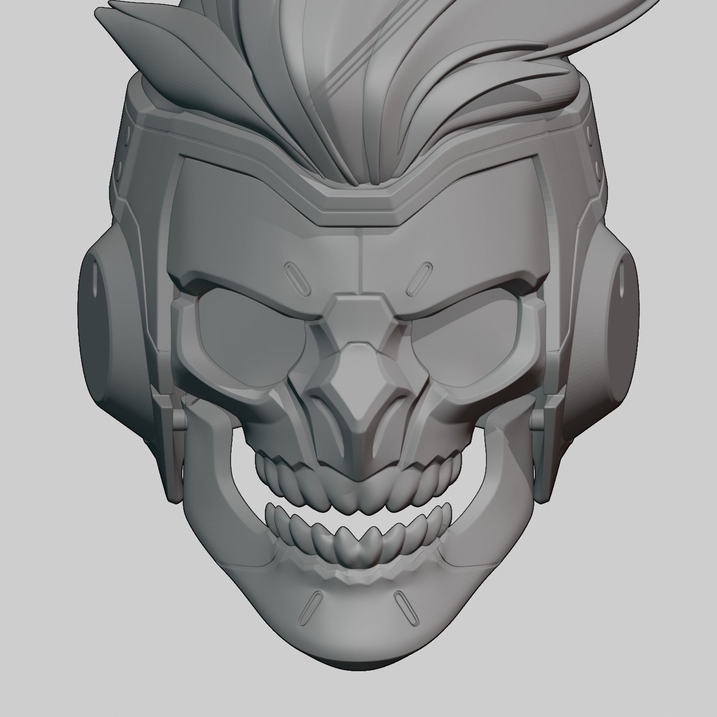 Motorized Cyberdemon Genji Helmet from Overwatch 2 3D model 3D ...