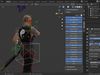 Samurai monk - PBR Low Poly Character free VR / AR / low-poly 3D model rigged | CGTrader