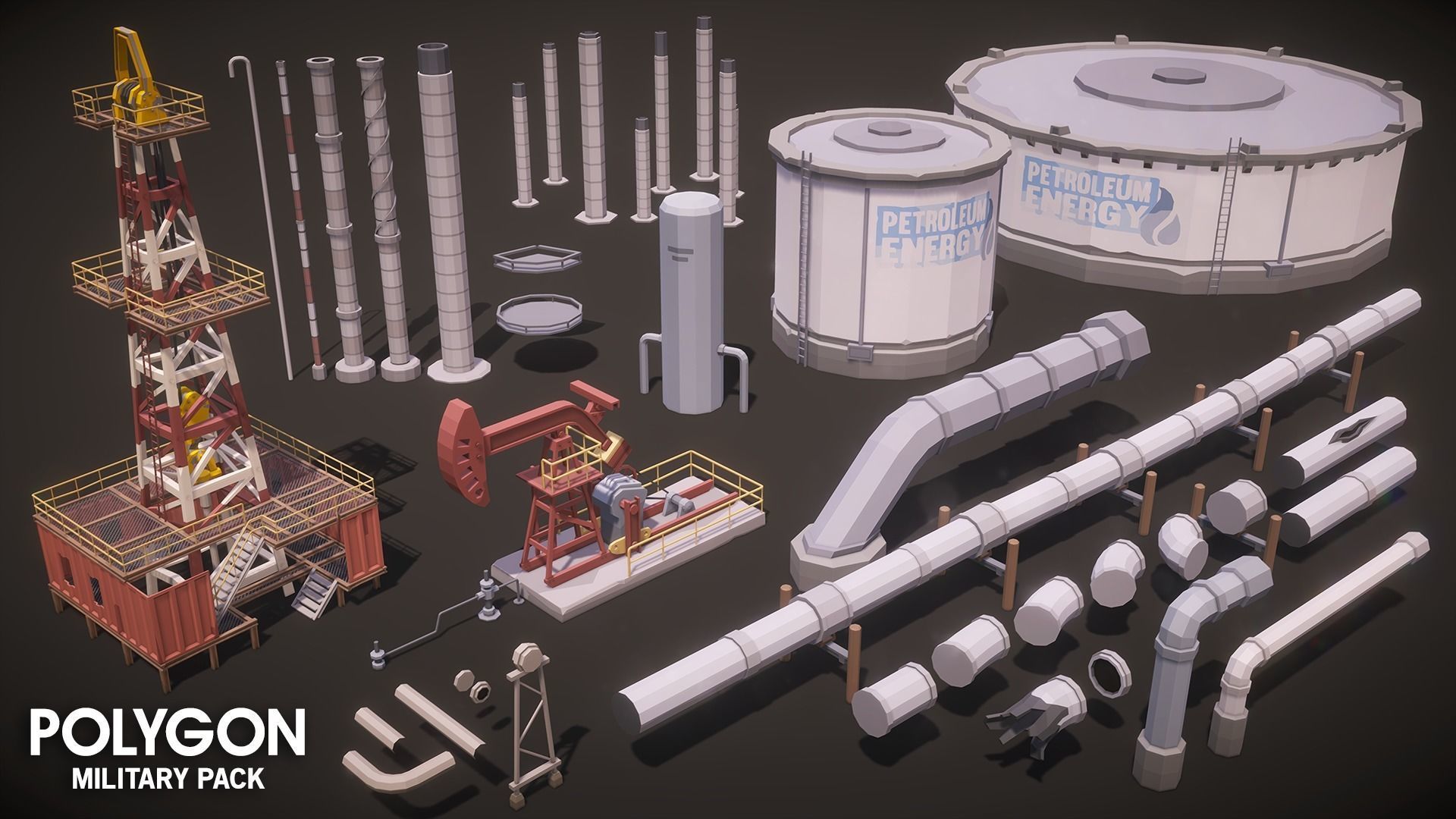 3D model POLYGON - Military VR / AR / low-poly | CGTrader