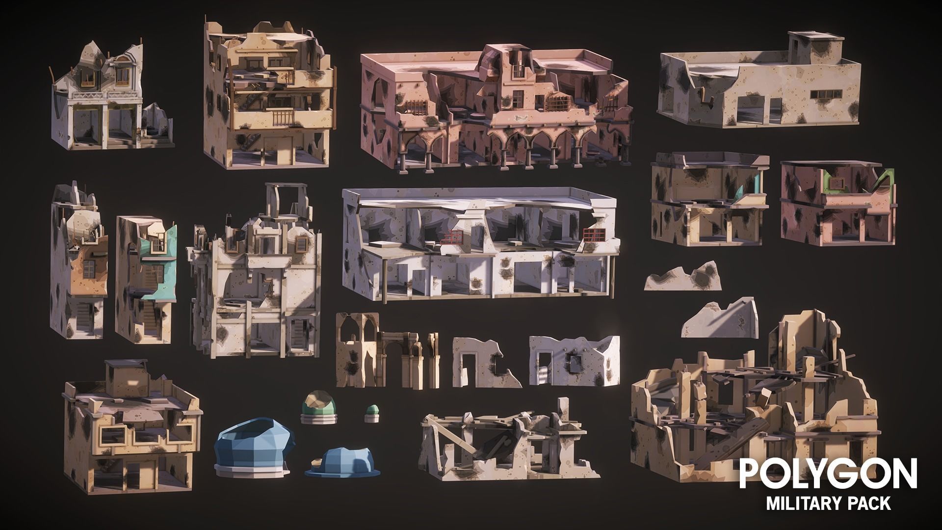 3D model POLYGON - Military VR / AR / low-poly | CGTrader