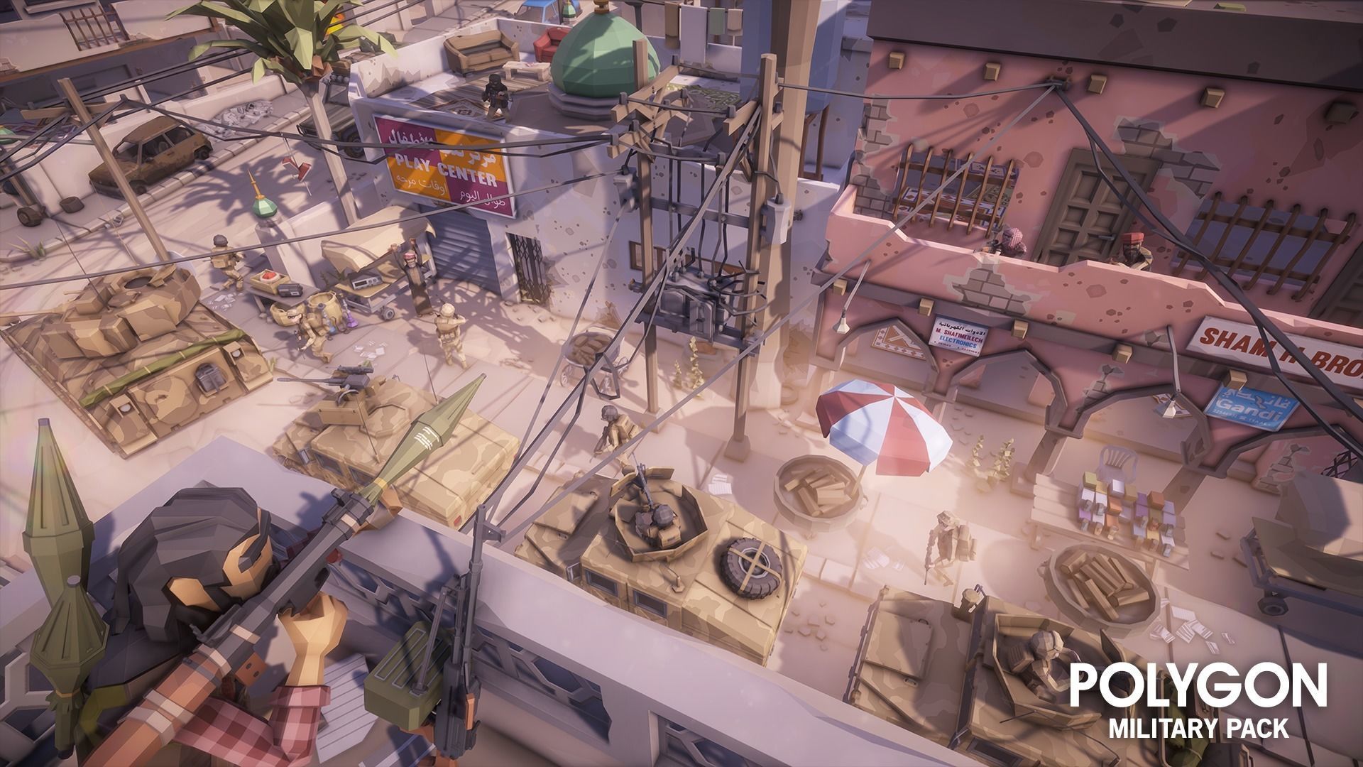 3D model POLYGON - Military VR / AR / low-poly | CGTrader