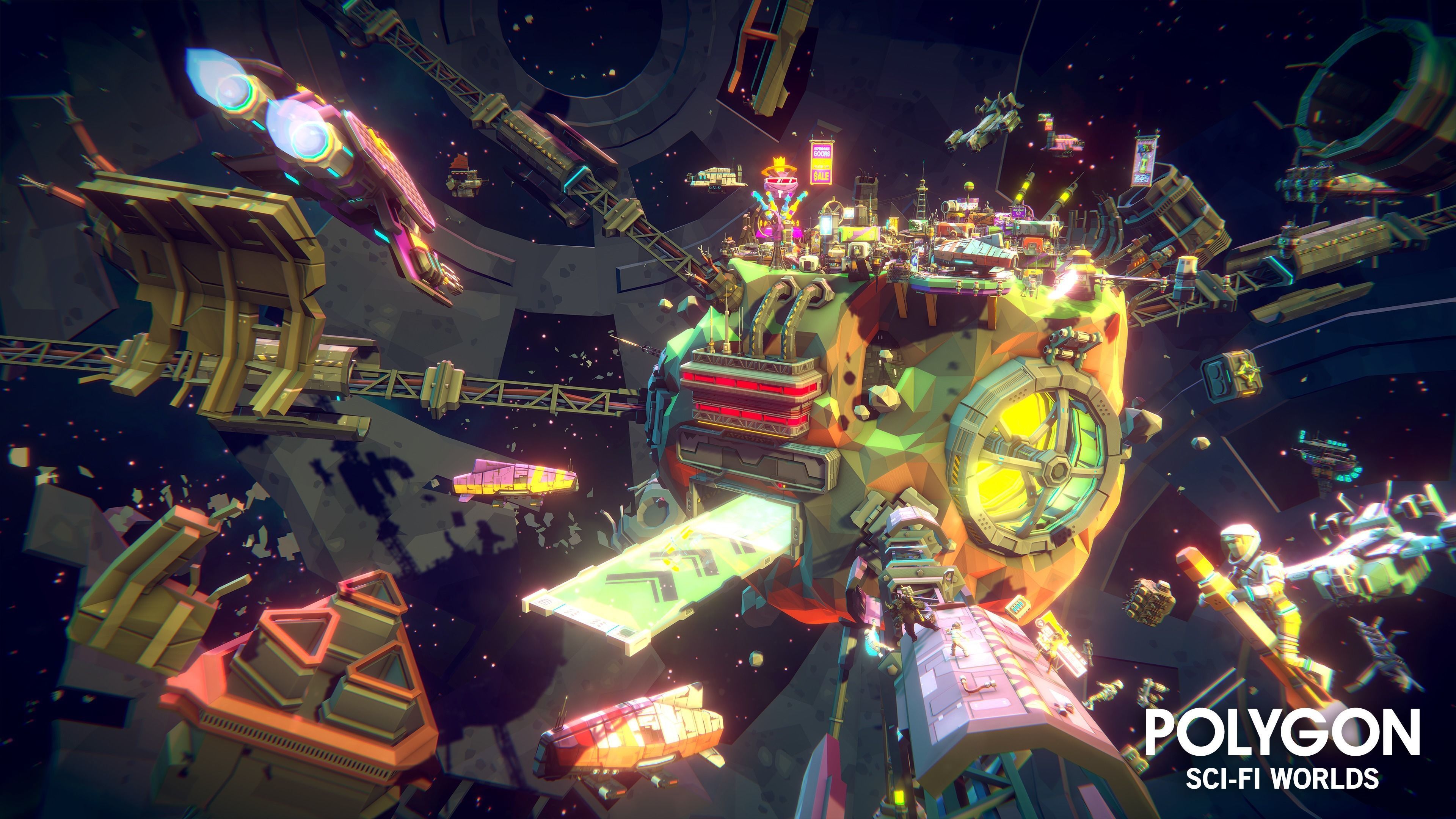 3D model POLYGON - Sci-Fi Worlds VR / AR / low-poly | CGTrader