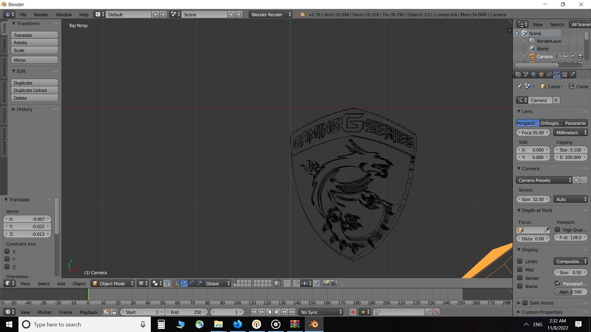MSI logo 3D model | CGTrader