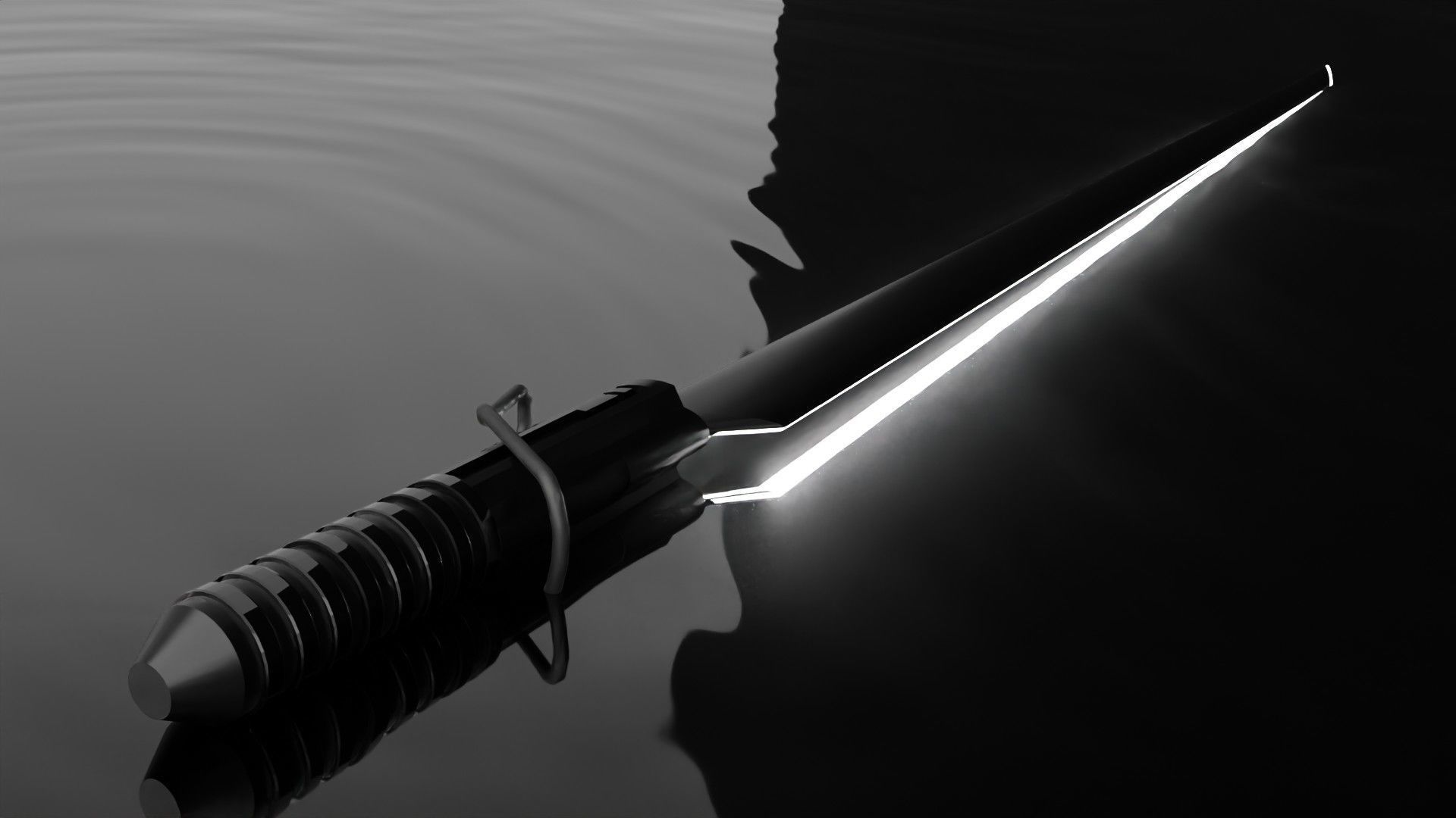 darksaber lightsaber 3D model | CGTrader