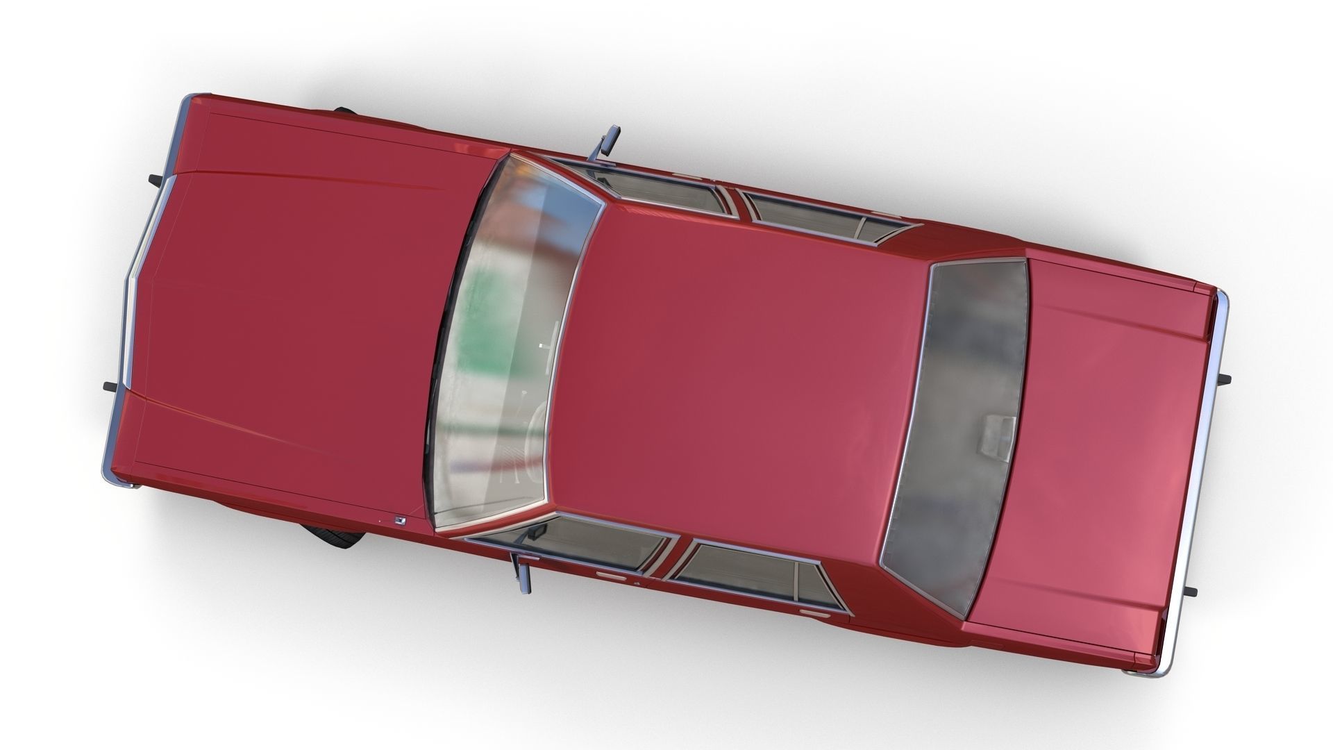3D model 80s Sedan VR / AR / low-poly | CGTrader