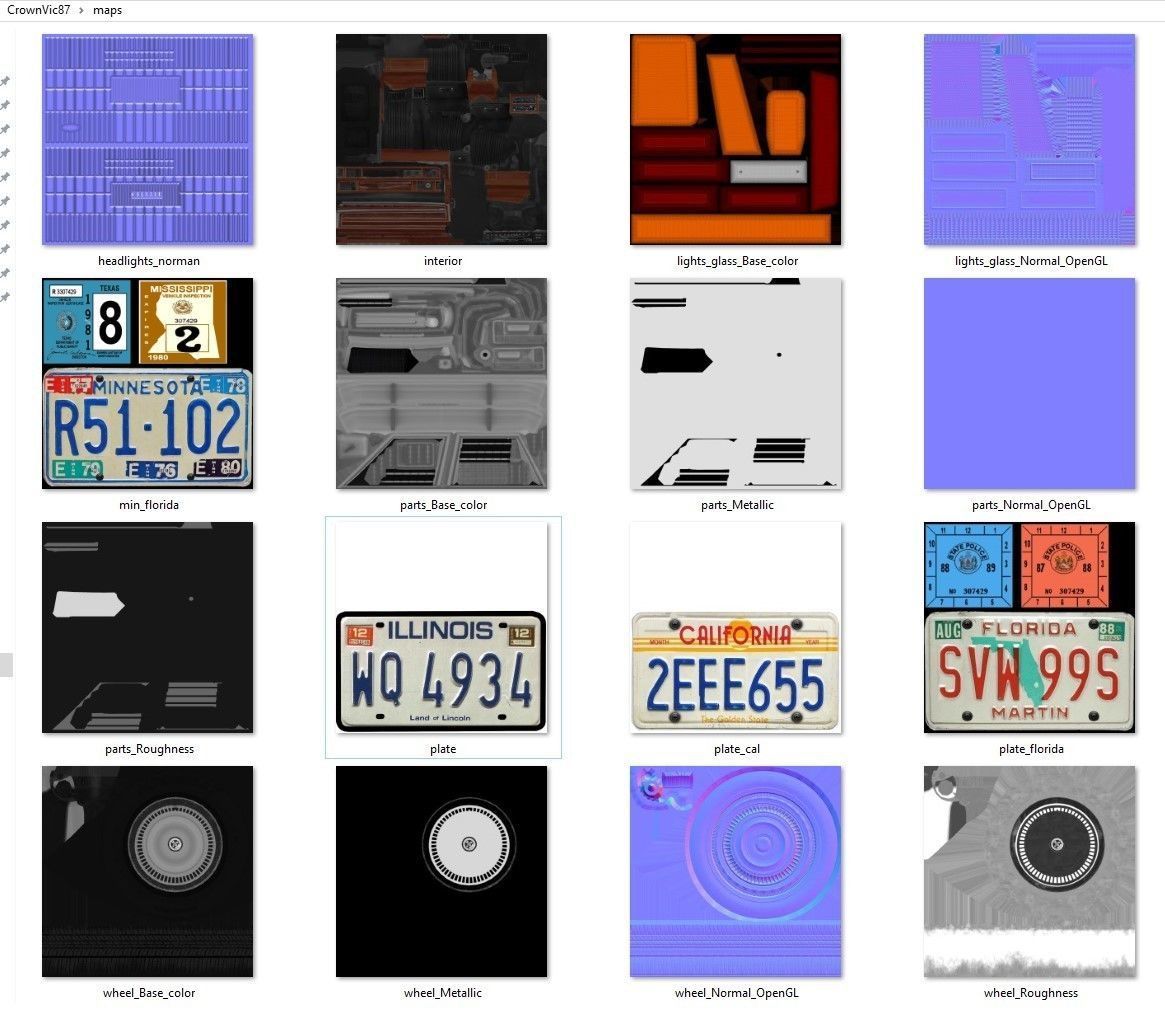 3D model 80s Sedan VR / AR / low-poly | CGTrader