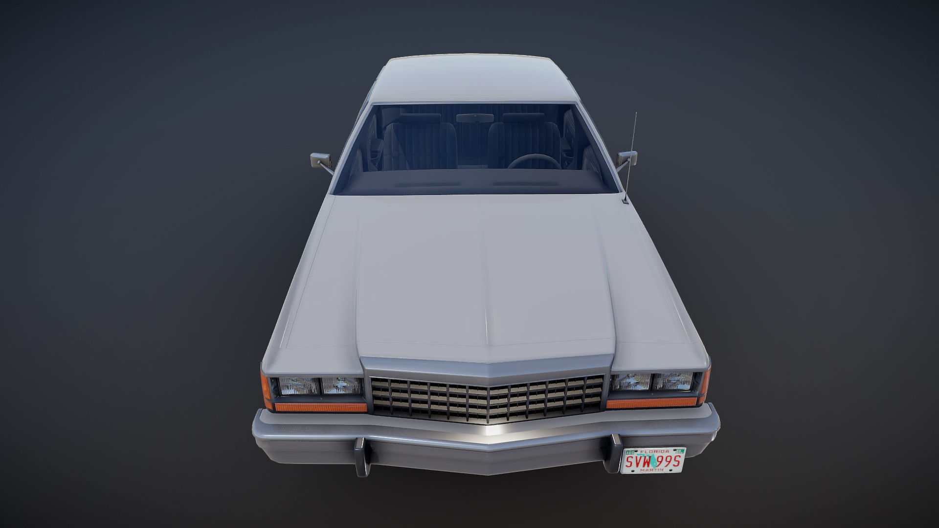 3D model 80s Sedan VR / AR / low-poly | CGTrader