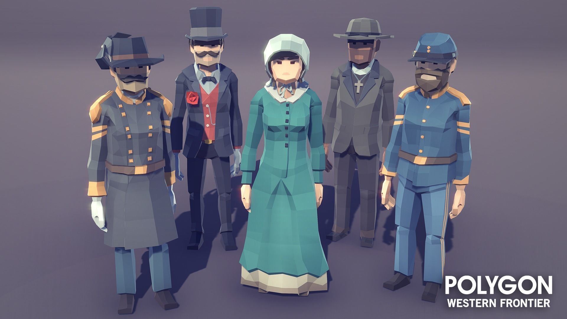 3D model POLYGON - Western Frontier VR / AR / low-poly | CGTrader