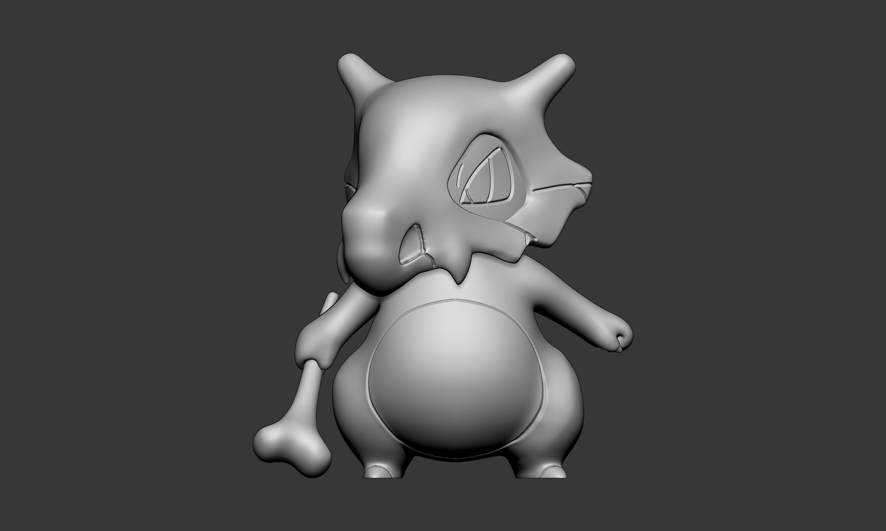 Pokemon - Cubone with 2 poses 3D model 3D printable | CGTrader