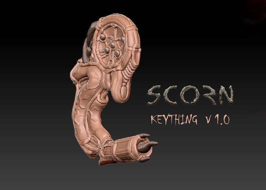 Scorn keything 3D model 3D printable | CGTrader
