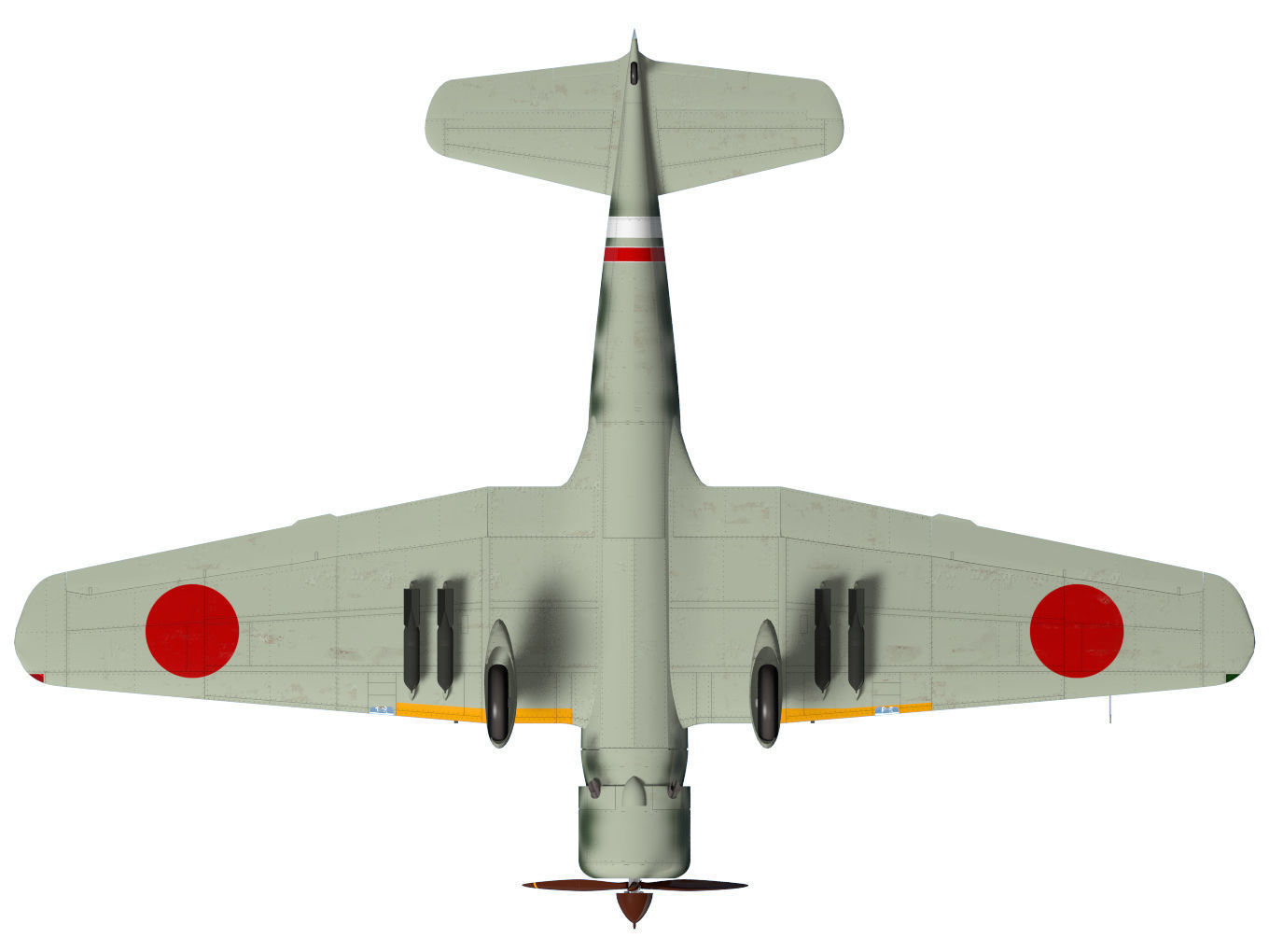 Ki30 Type 97 Light Bomber Ann 3D model | CGTrader