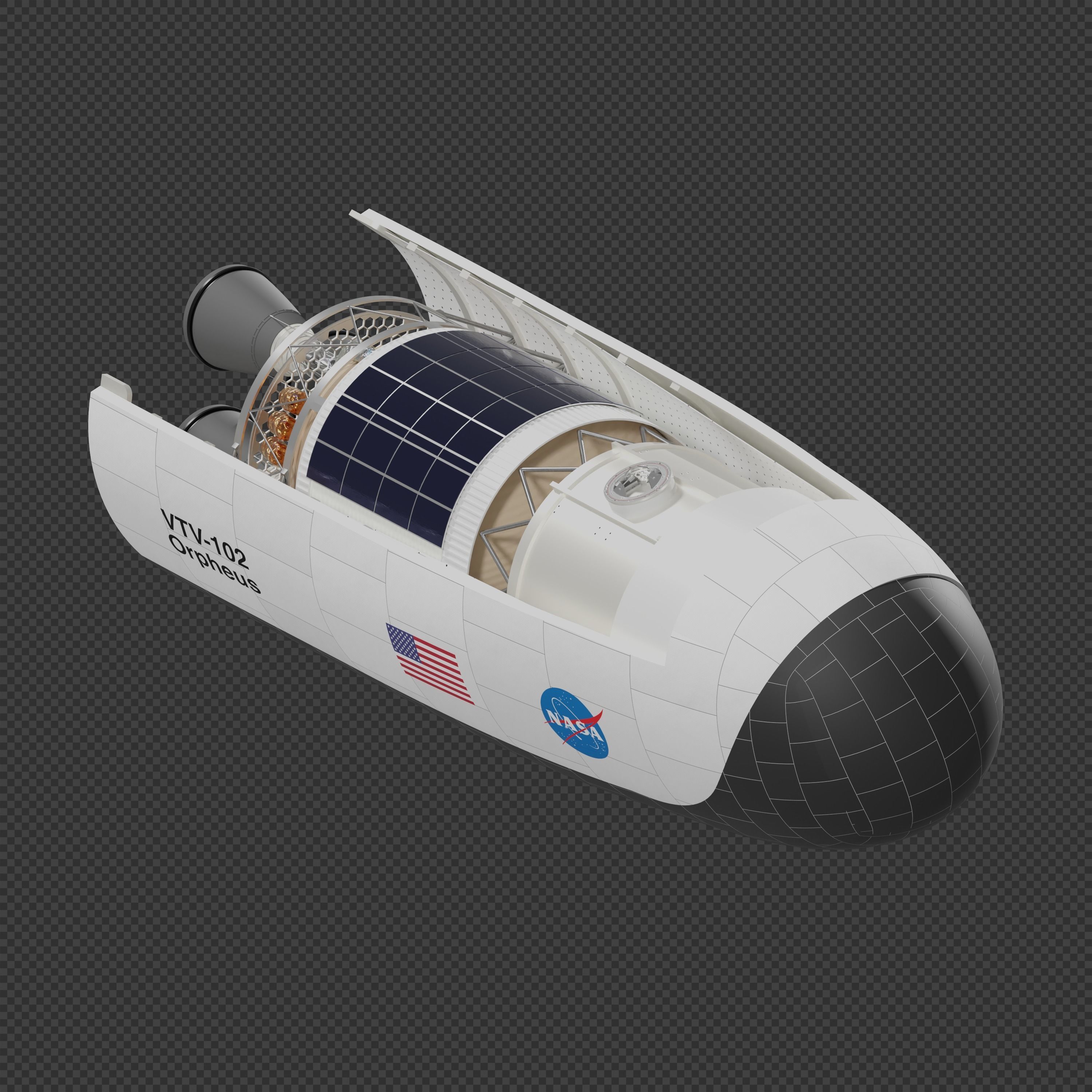 NASA HAVOC Crew Transfer Vehicle 3D model | CGTrader