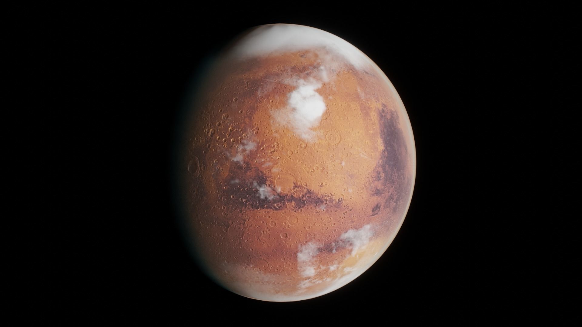 Earth Moon and Mars high quality 3D model | CGTrader
