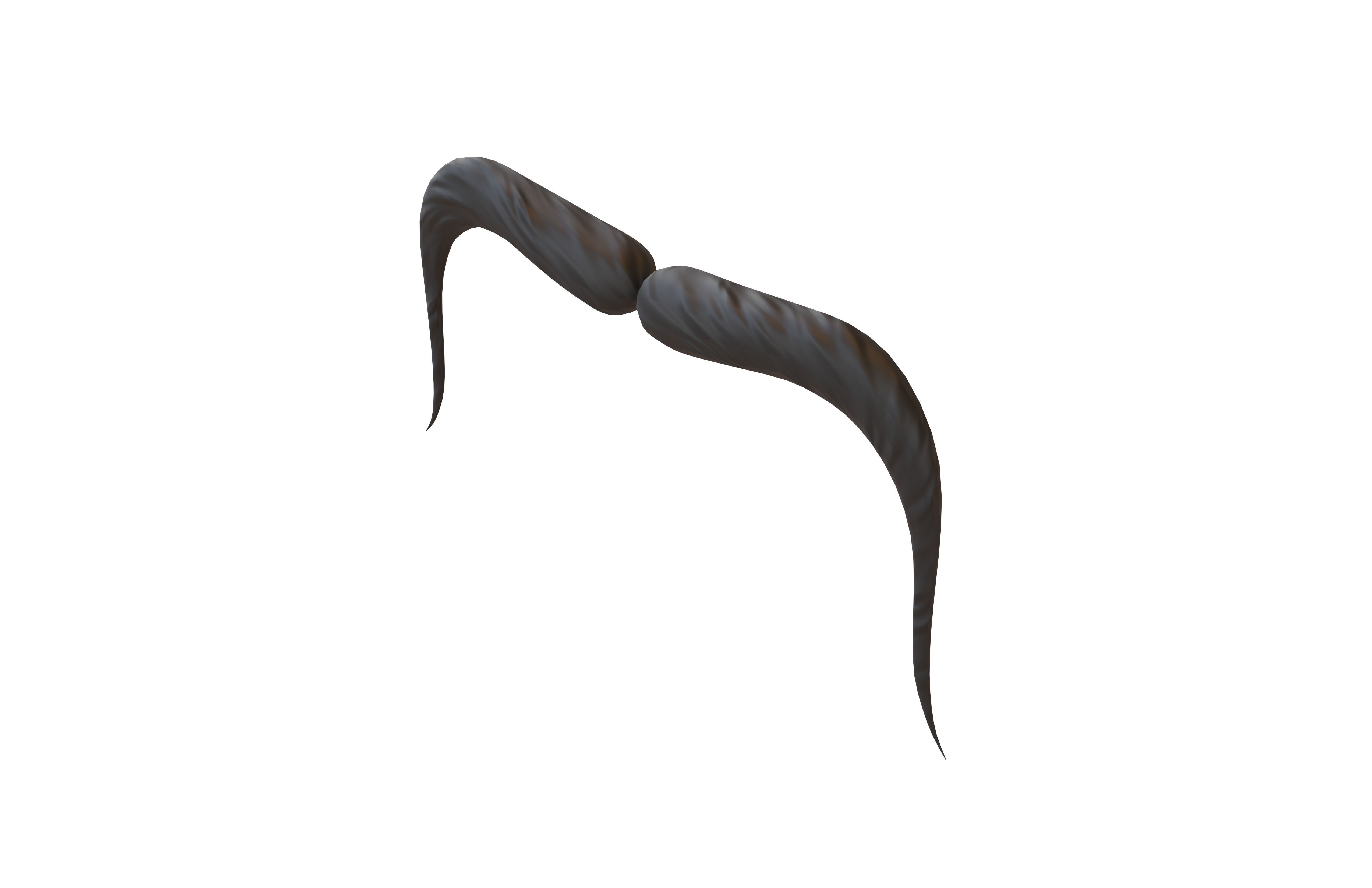 3D model Cartoon Mustache v2 001 VR / AR / low-poly | CGTrader
