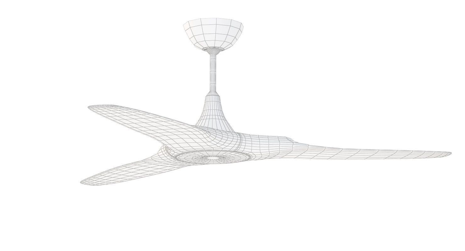 Haiku I Series Universal Mount Outdoor Ceiling Fan 3D model | CGTrader