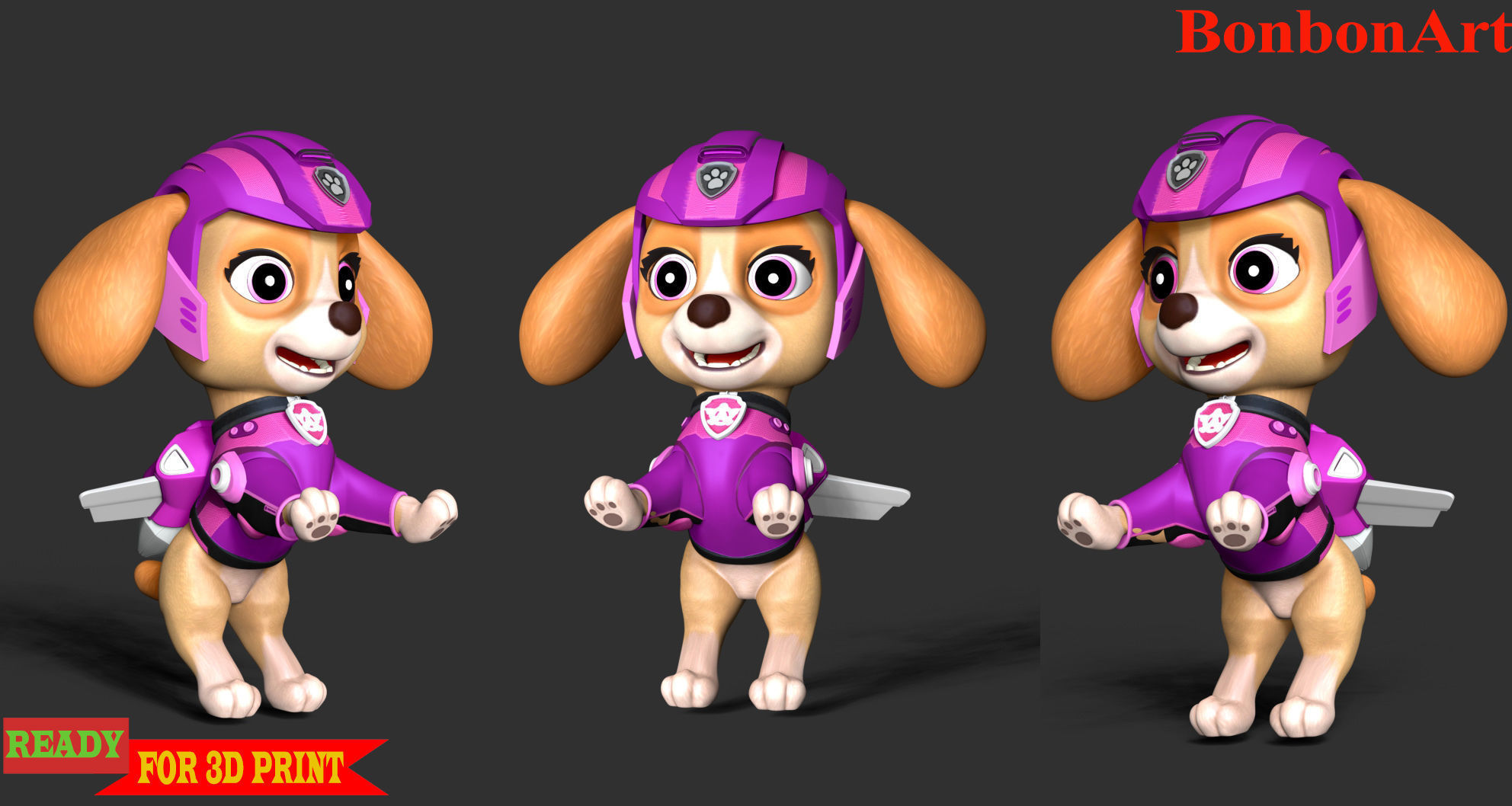 Skye Helicopter - Paw Patrol 3D model 3D printable | CGTrader