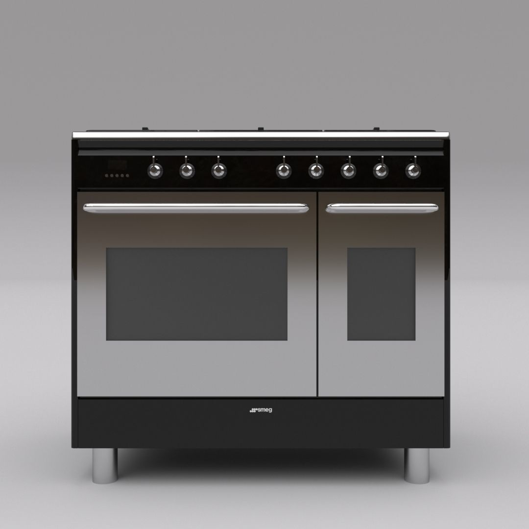 smeg industrial oven 3D model | CGTrader