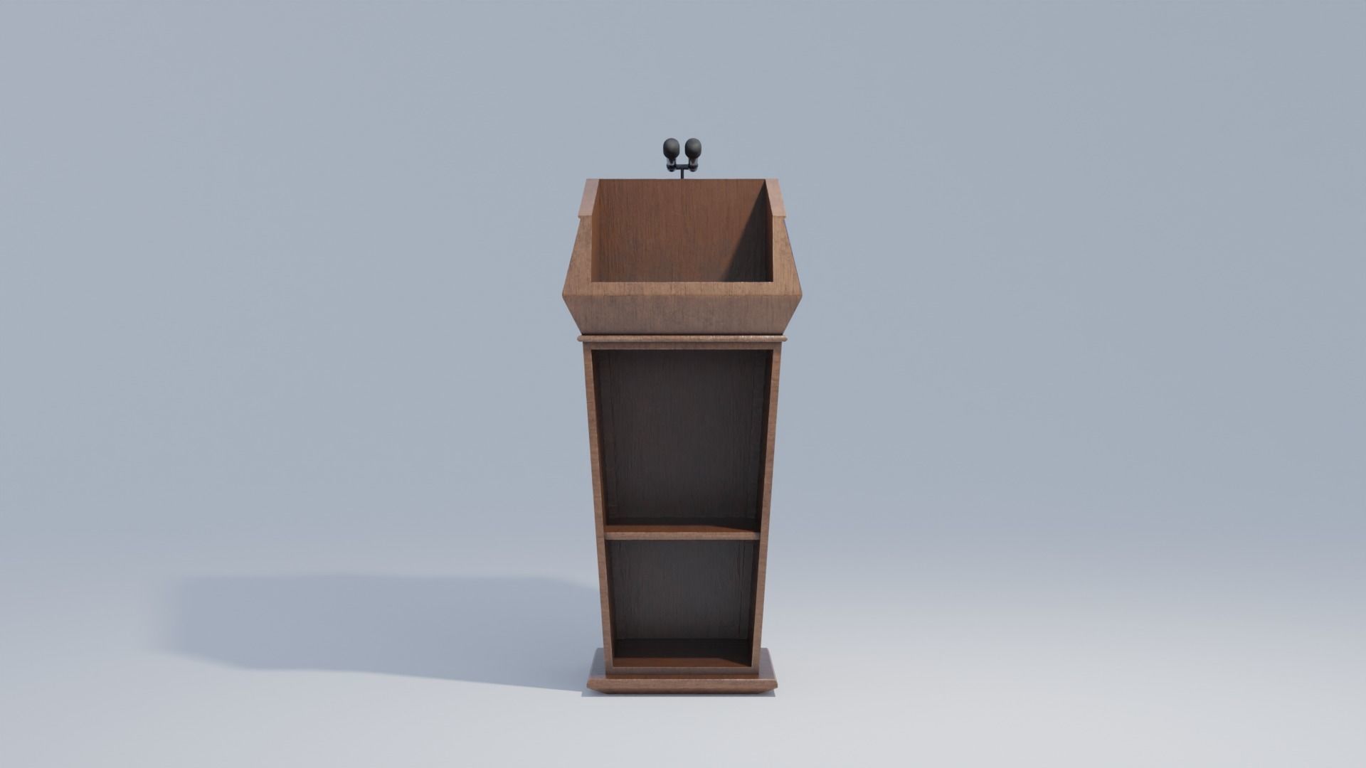 3D model Presidential Podium 4K and 2K Textures VR / AR / low-poly ...