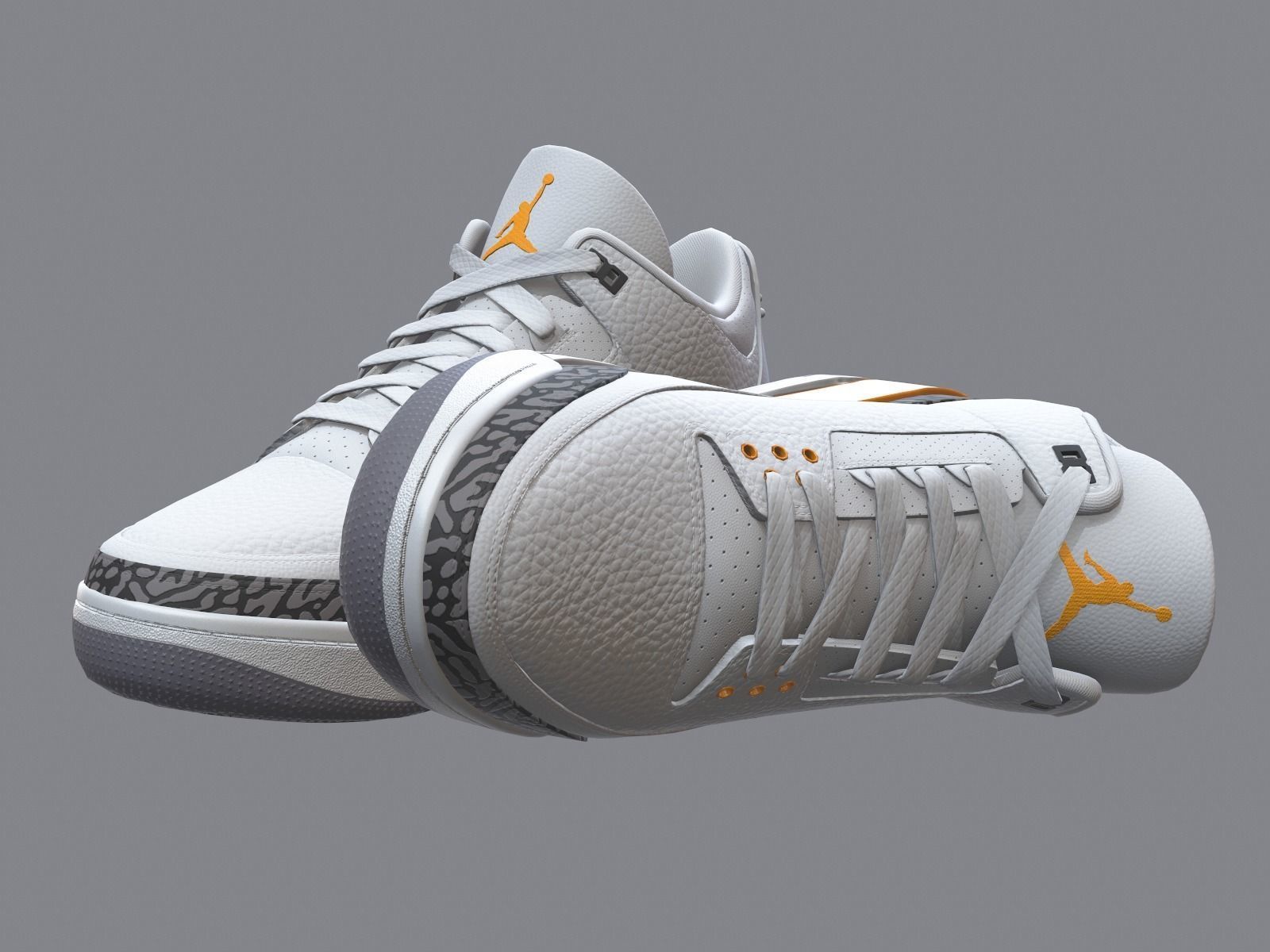 3D model Air Jordan 3-retro sneakers VR / AR / low-poly | CGTrader
