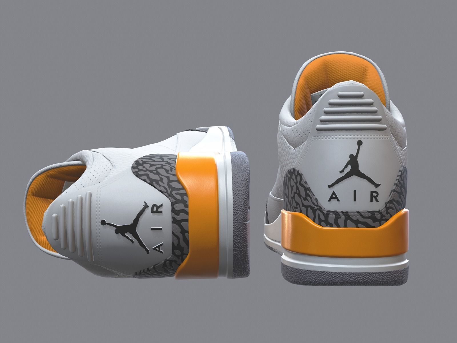 3D model Air Jordan 3-retro sneakers VR / AR / low-poly | CGTrader
