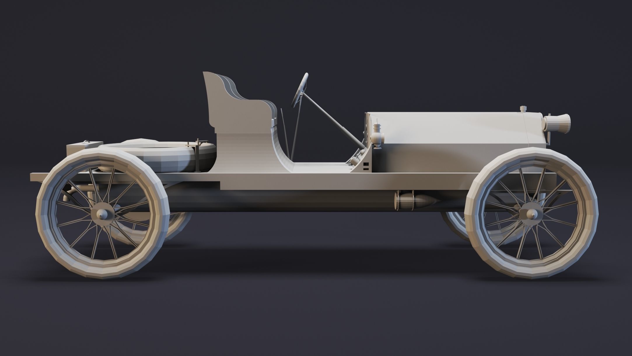 3D model 7- Classic Cars- High detail 3d models VR / AR / low-poly ...