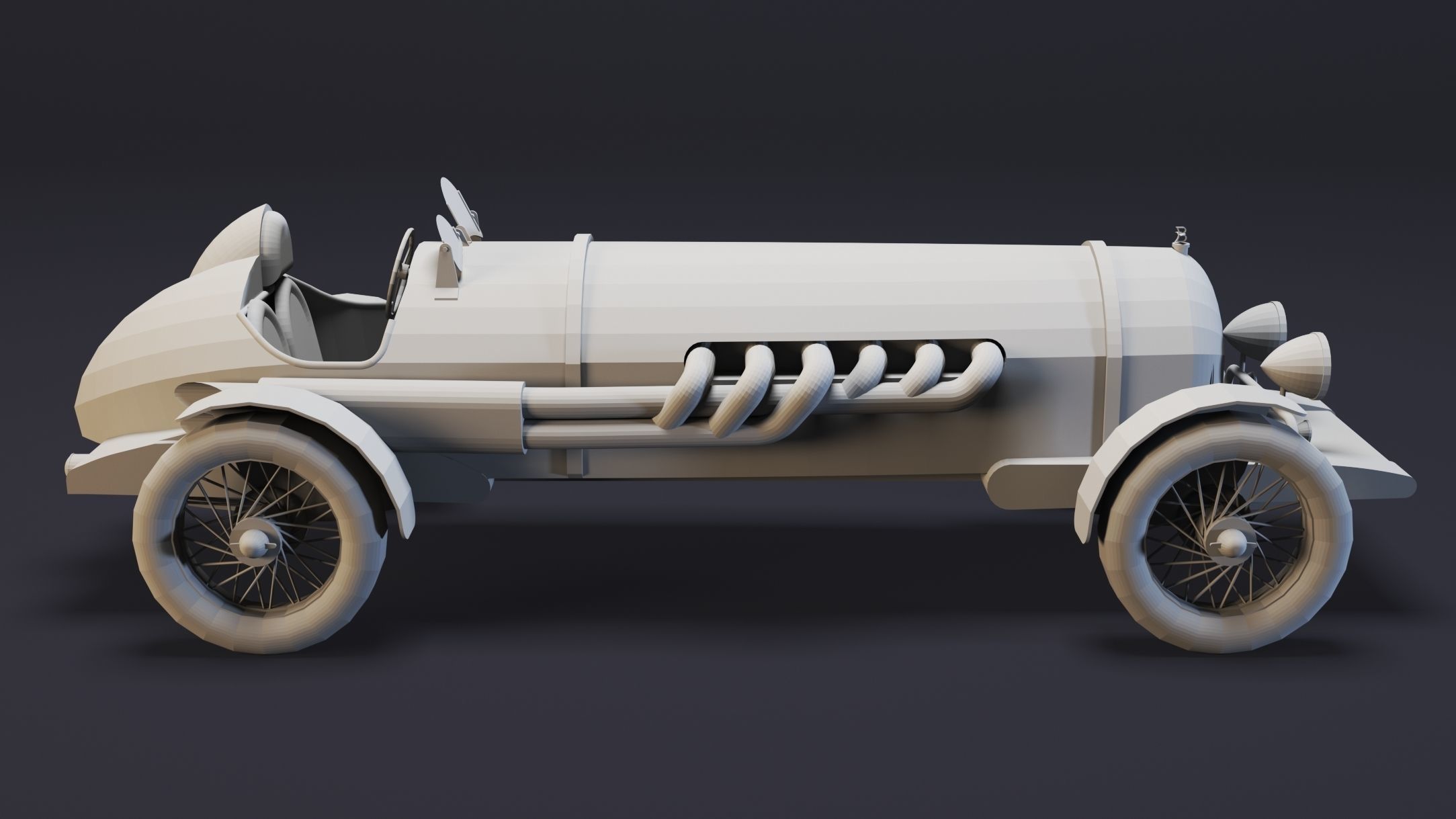3D model 7- Classic Cars- High detail 3d models VR / AR / low-poly ...