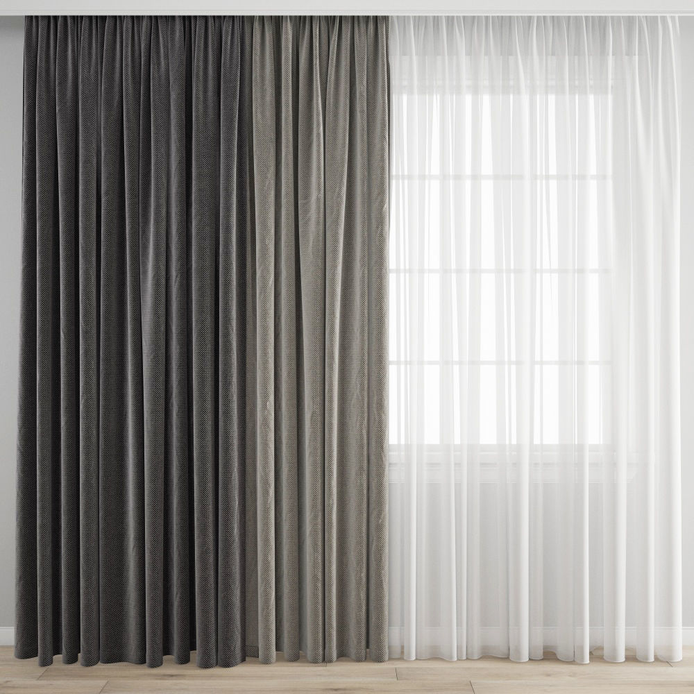 curtain 401 3D model | CGTrader