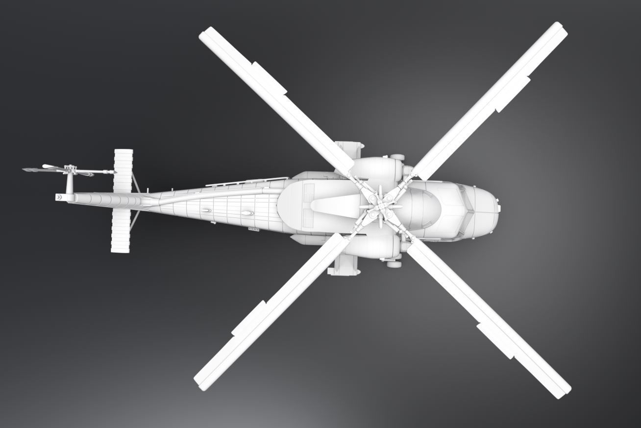 Kaman Sh2G Super Seasprite scale model 3D model 3D printable | CGTrader