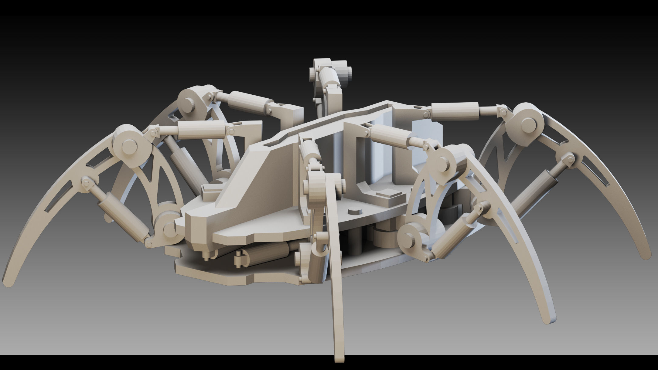 3D model 8 Creature Robots- High detail 3d models VR / AR / low-poly ...