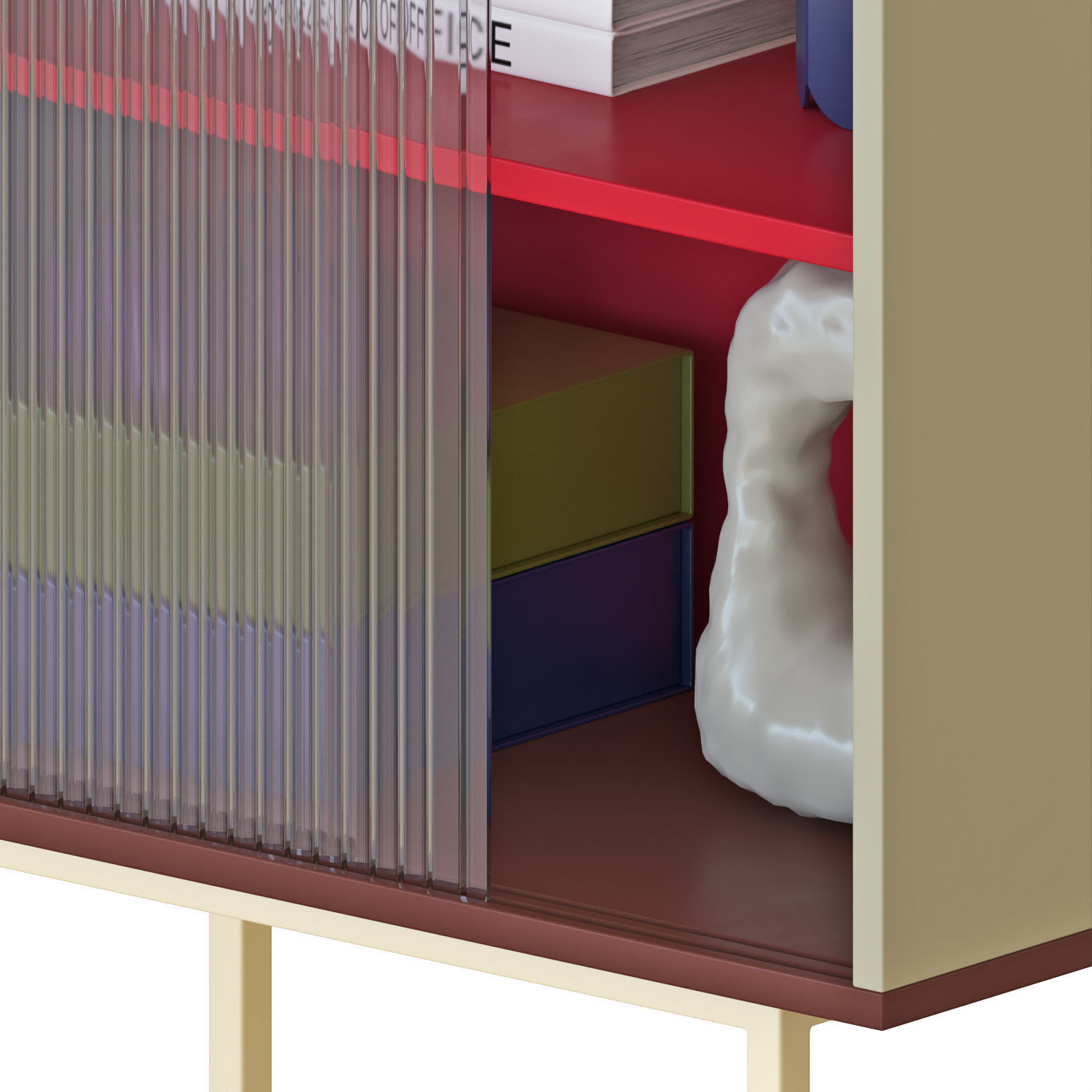 Hay Colour Cabinet Tall 3D model | CGTrader
