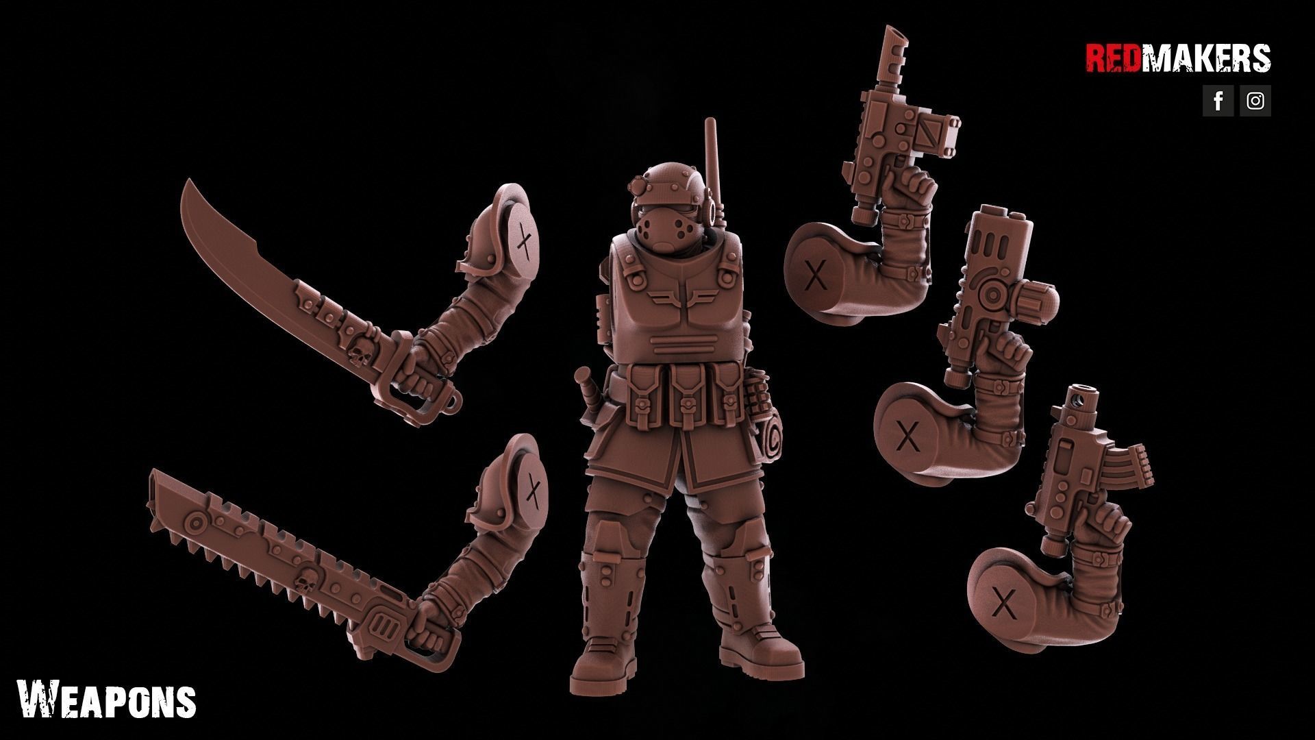 Shock Troops - Elite Squad of the Imperial Force 3D model 3D printable | CGTrader