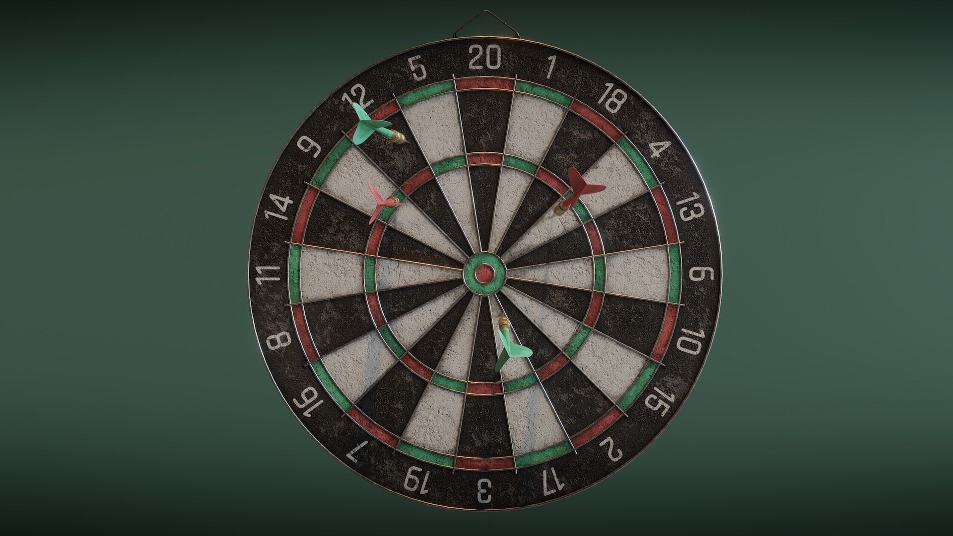 3D model Dart Game Set VR / AR / low-poly | CGTrader