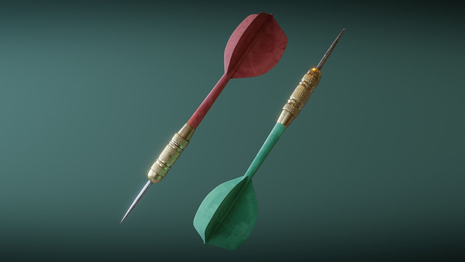 3D model Dart Game Set VR / AR / low-poly | CGTrader