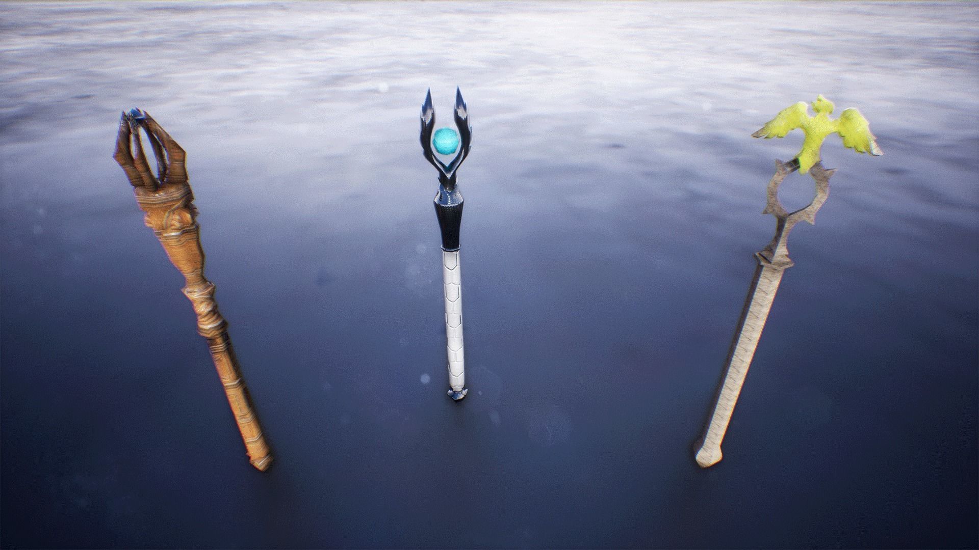 3D model Wizard Staffs 15 Assets VR / AR / low-poly | CGTrader