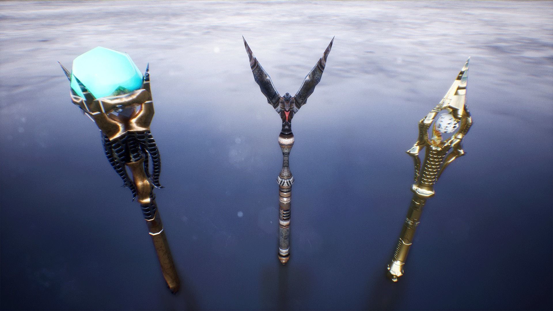 3D model Wizard Staffs 15 Assets VR / AR / low-poly | CGTrader