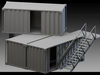 18 Containers and Conex boxes- Vol 02- High detail 3d models 3D model ...