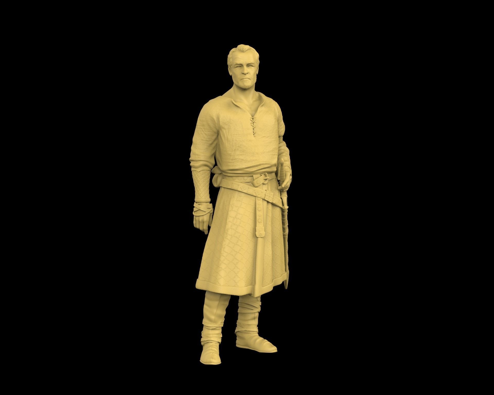 Sir Jorah Mormont 3D model 3D printable | CGTrader