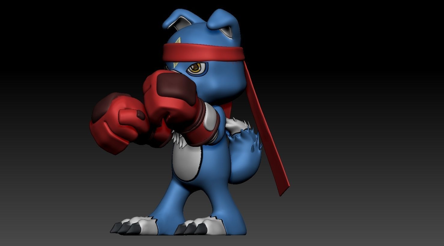 Gaomon cartoon dog 3D model 3D printable | CGTrader