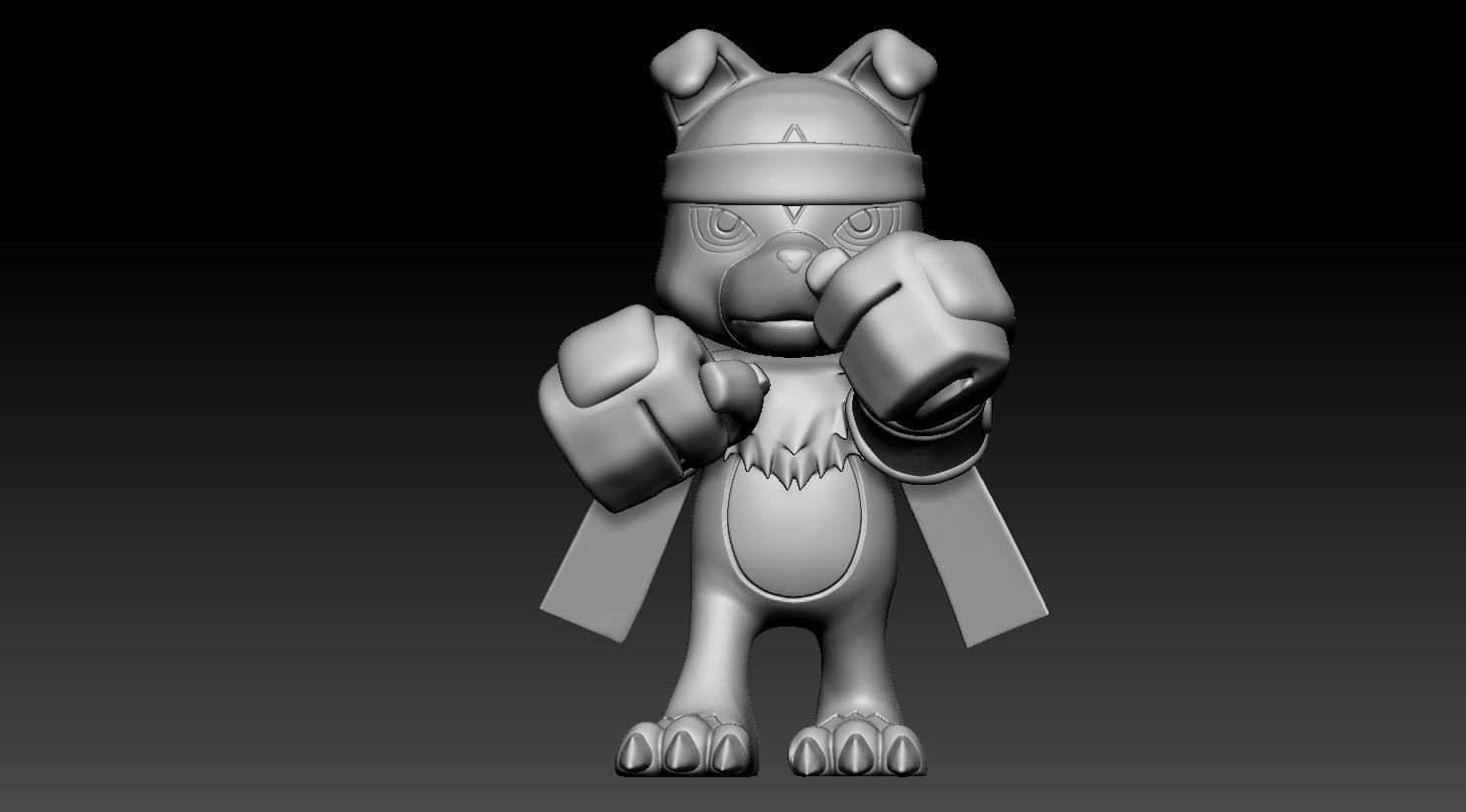 Gaomon cartoon dog 3D model 3D printable | CGTrader