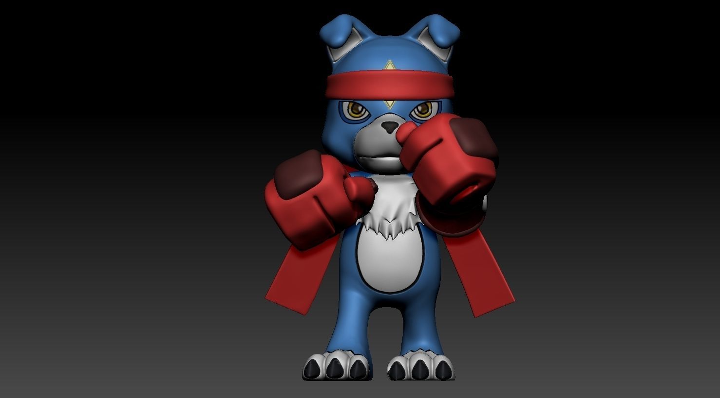Gaomon cartoon dog 3D model 3D printable | CGTrader
