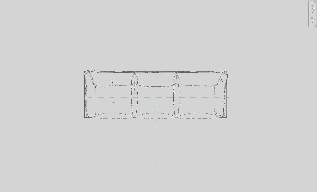 sofa set revit model 3D model | CGTrader